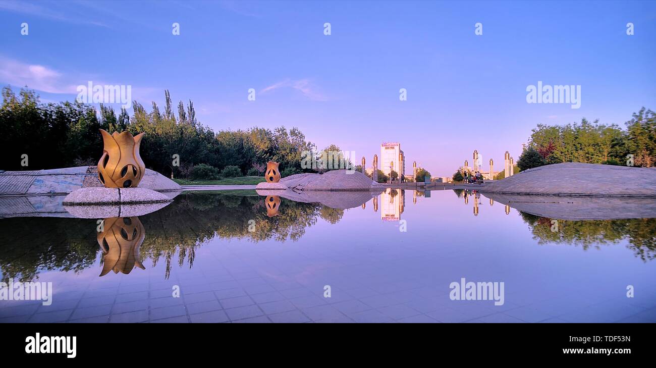 Landscape of the Karamay Stock Photo - Alamy