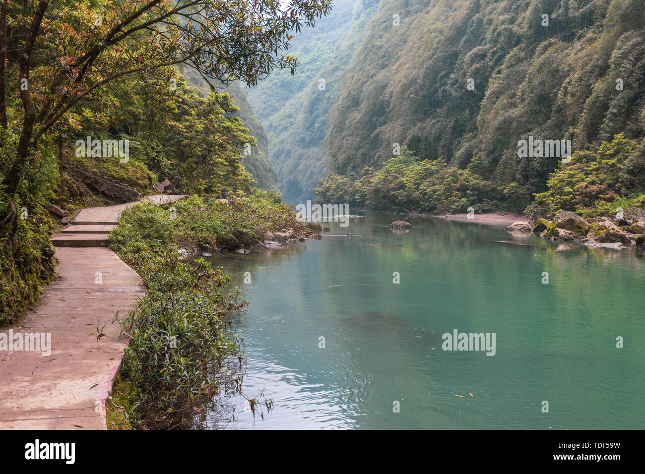 Pengshui Ai River Scenic Area Stock Photo - Alamy
