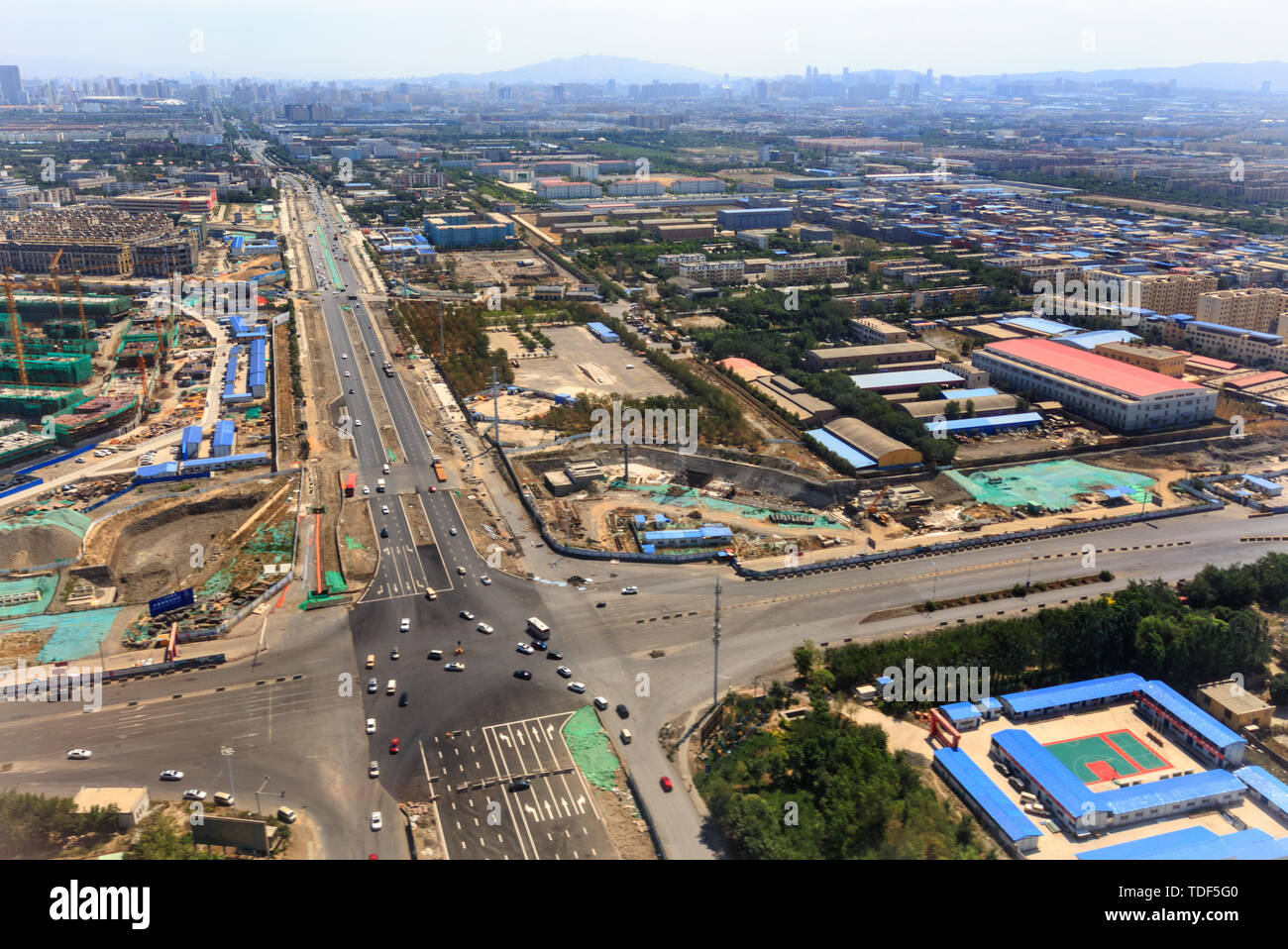 Chongqing-Xinjiang, aerial shooting Stock Photo - Alamy