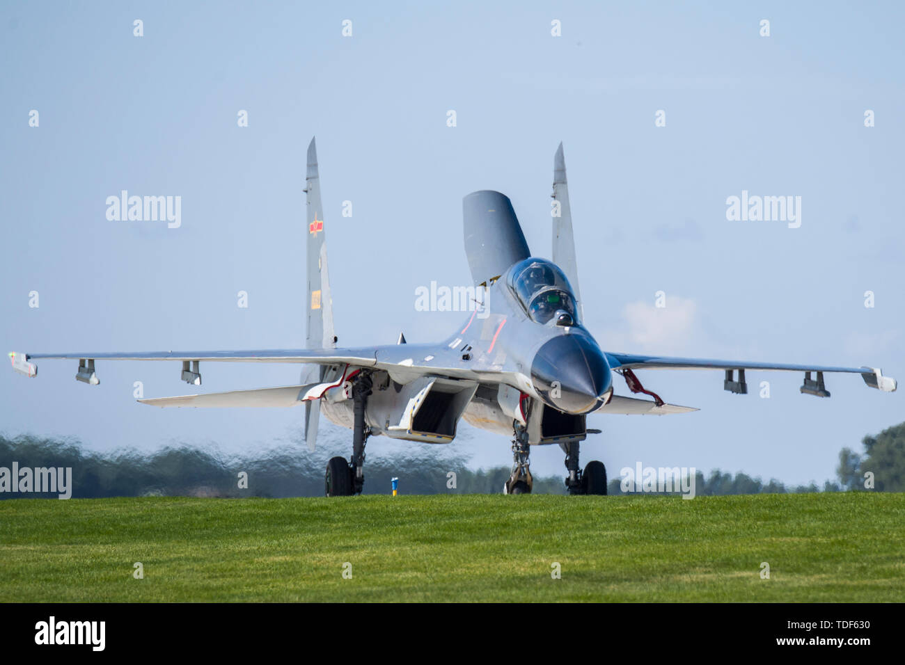 The Chinese Air Force J-11BS two-seater fighter ace main fighter is one ...
