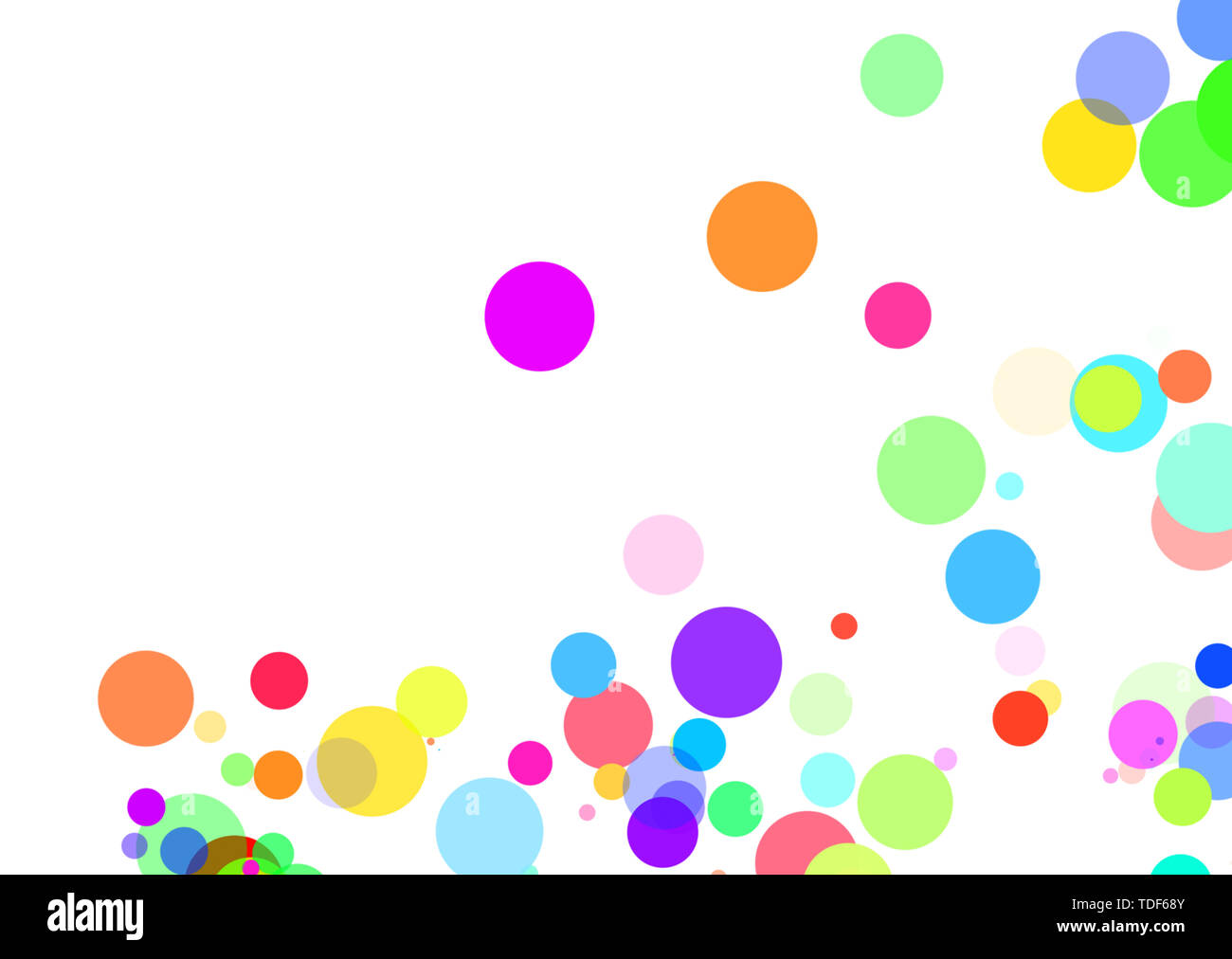 Color polka dot background material Stock Photo - Alamy