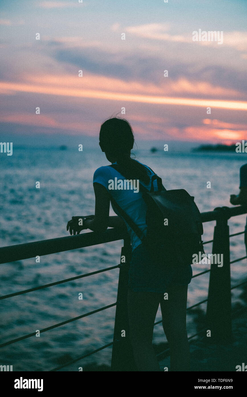Fisherman's Wharf by the tanshui river in Taipei Stock Photo - Alamy