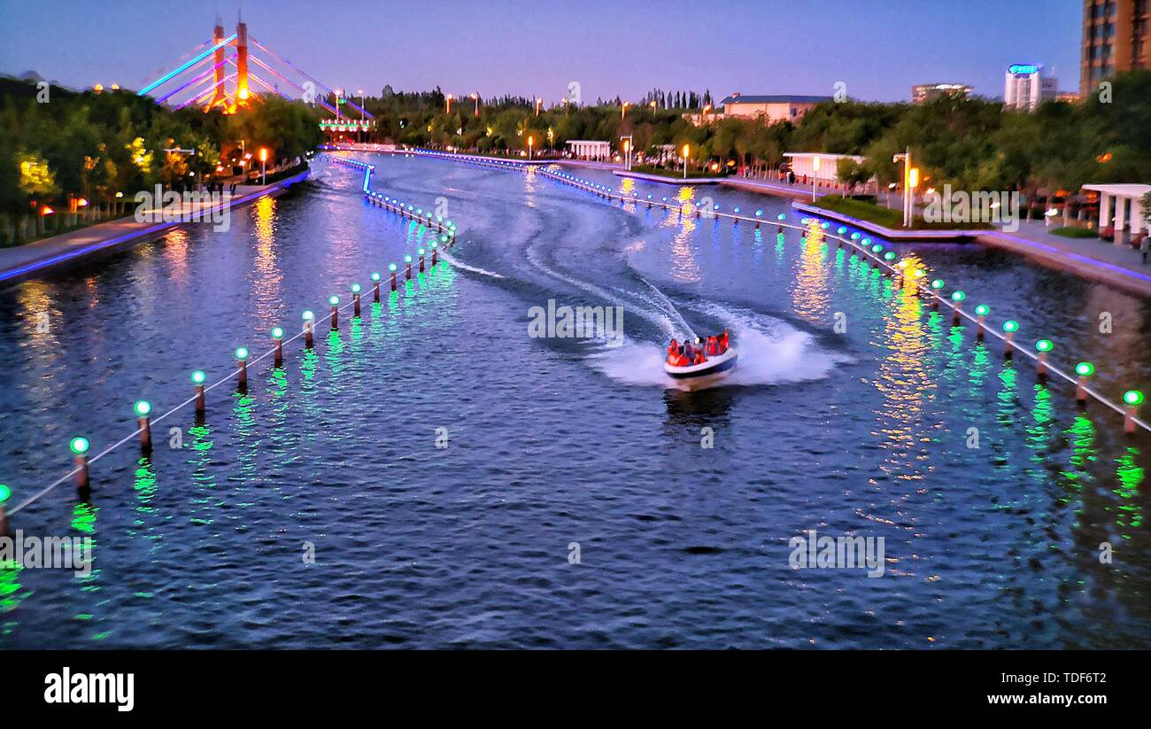 Landscape of the Karamay Stock Photo - Alamy