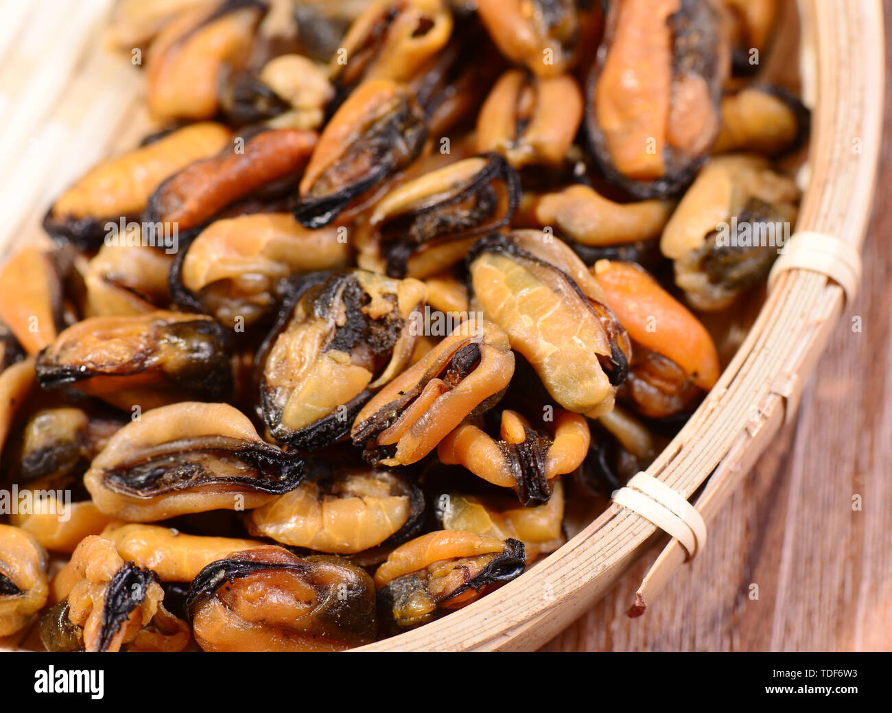 Dried seafood, dried oysters, raw oysters Stock Photo - Alamy