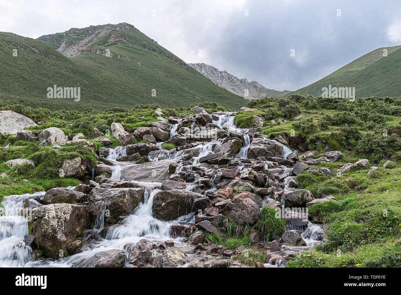 Streams on the plateau Stock Photo - Alamy