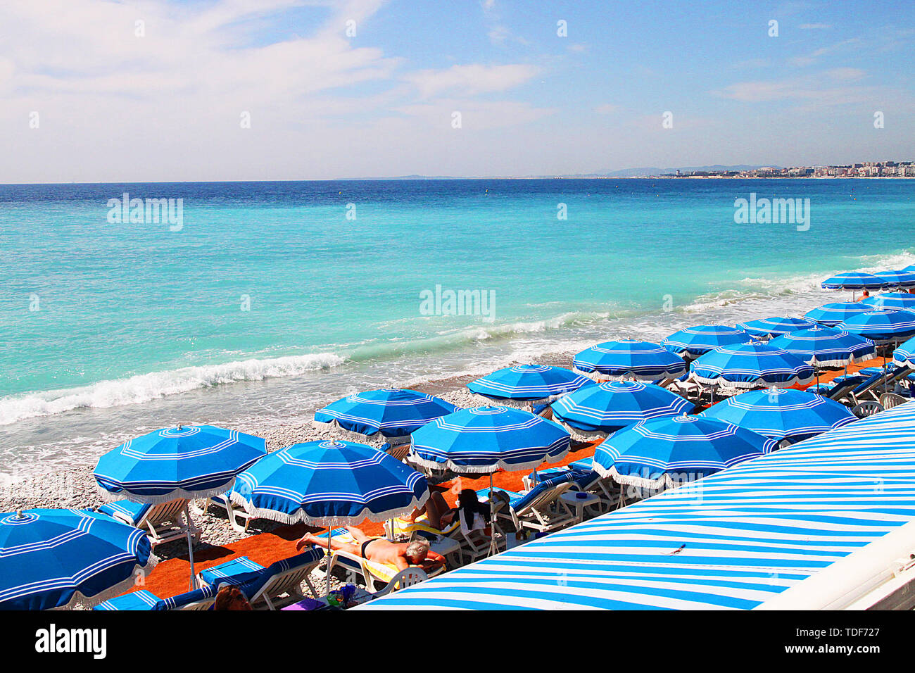 Nice seaside, France Stock Photo - Alamy