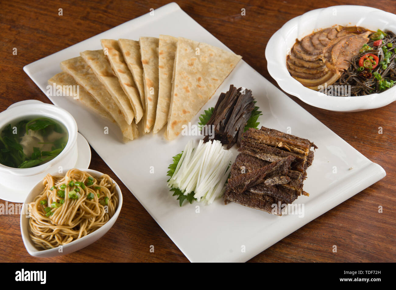 Hakka food full meal Stock Photo - Alamy