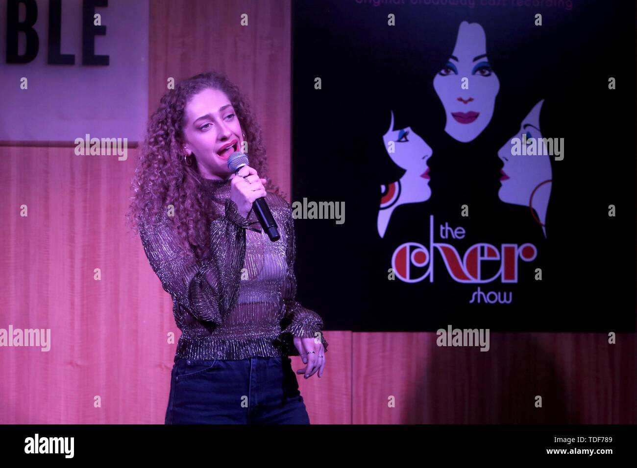 The cast of The Cher Show celebrate their original cast recording at ...