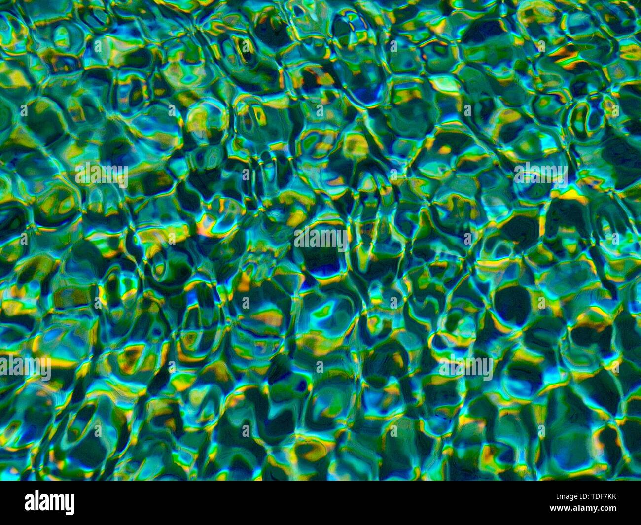 Macro of water in a swimming pool Stock Photo - Alamy