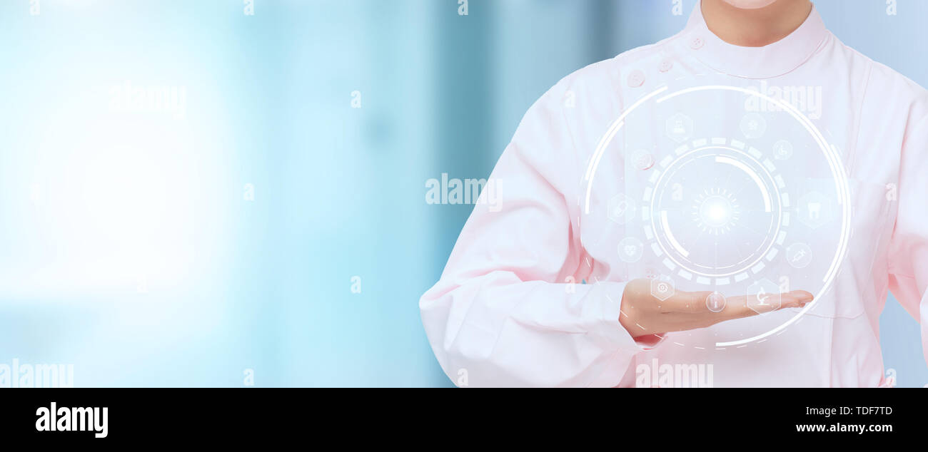 Modern medical concept map Stock Photo - Alamy