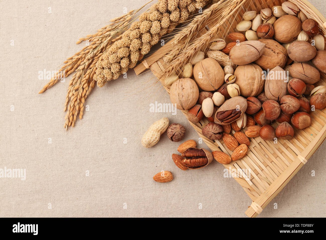Multiple nut combinations Stock Photo - Alamy