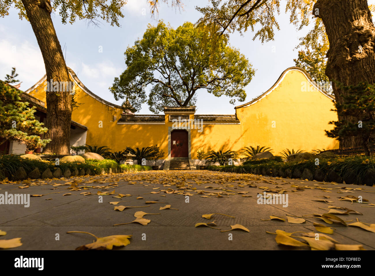 Ah Yuwang Temple, Ningbo Stock Photo - Alamy