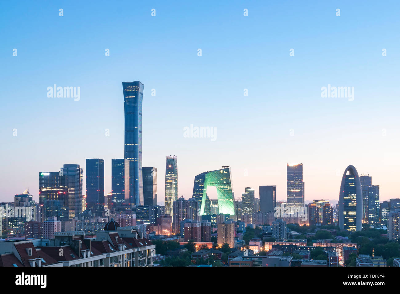 Cctv Headquarters Beijing Night High Resolution Stock Photography and ...