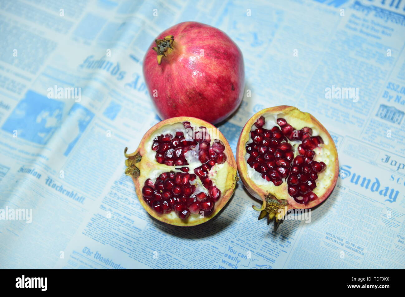 Soft seed pomegranate Stock Photo - Alamy