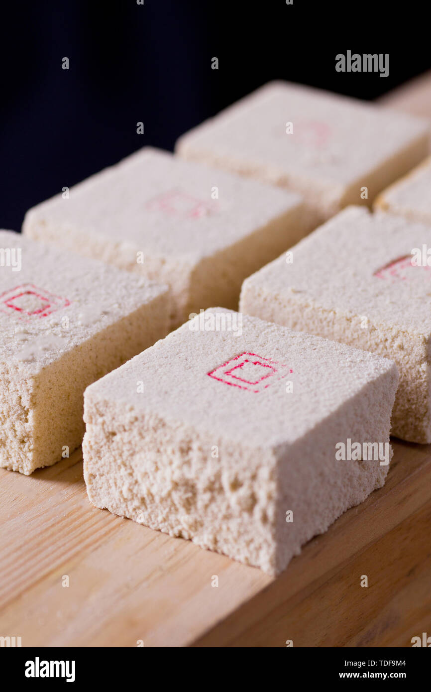 Chinese-style green bean cake Stock Photo - Alamy
