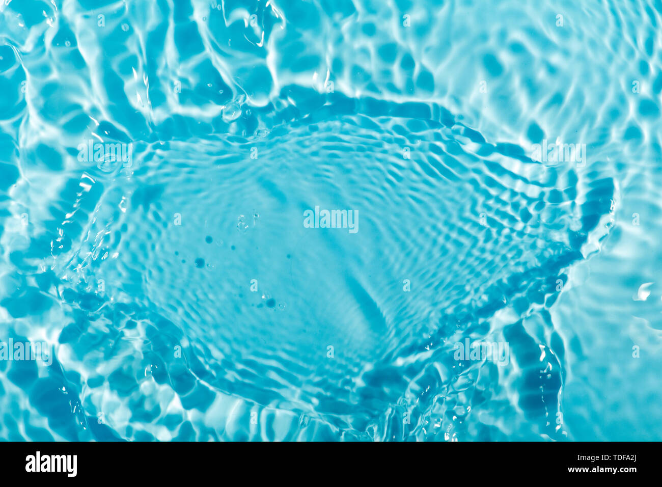 Crystal clear water ripples Stock Photo - Alamy