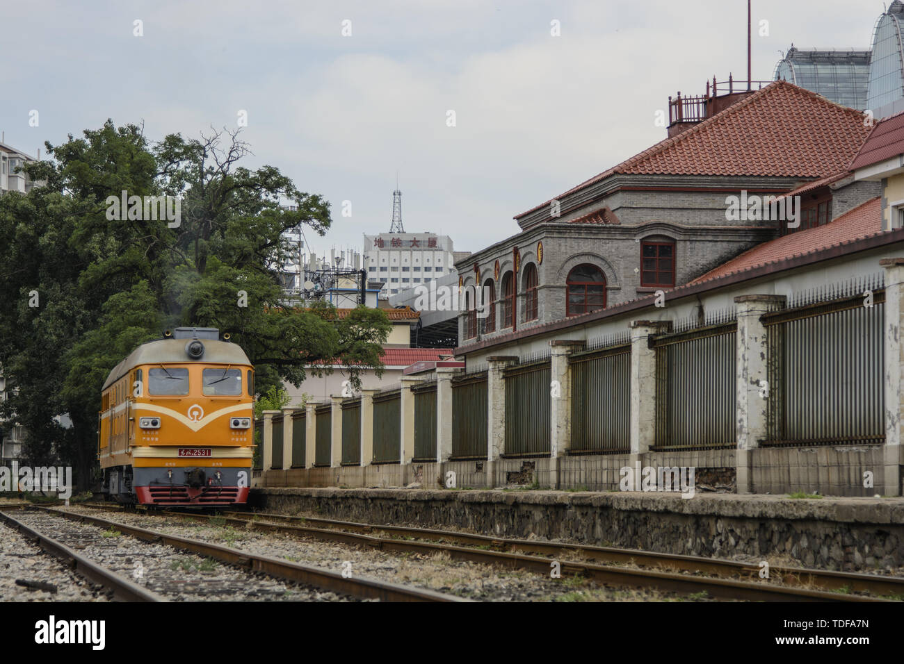 Beijing North Station is the starting station of the Jingbao Railway ...