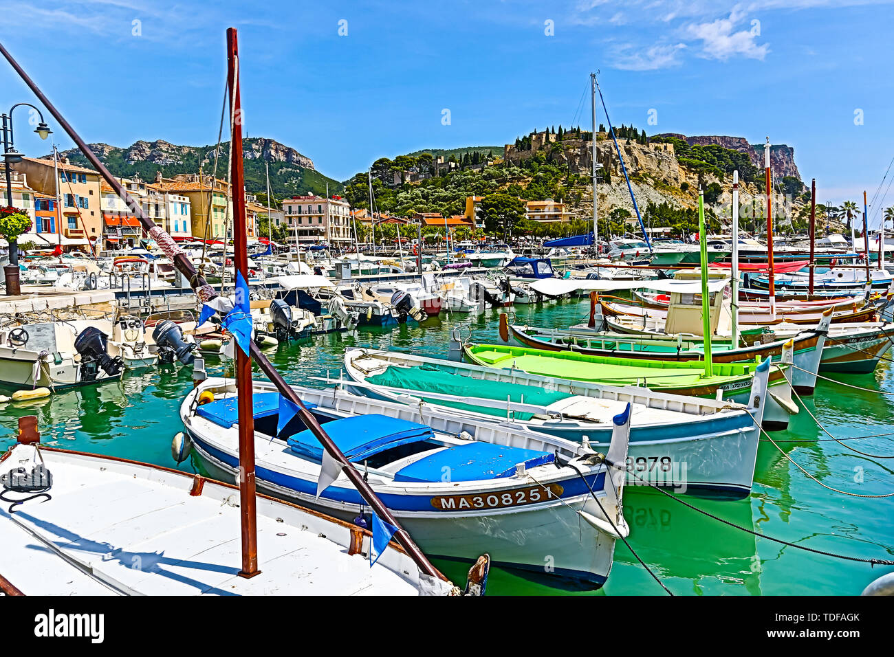 French fishing village Cassis Stock Photo - Alamy