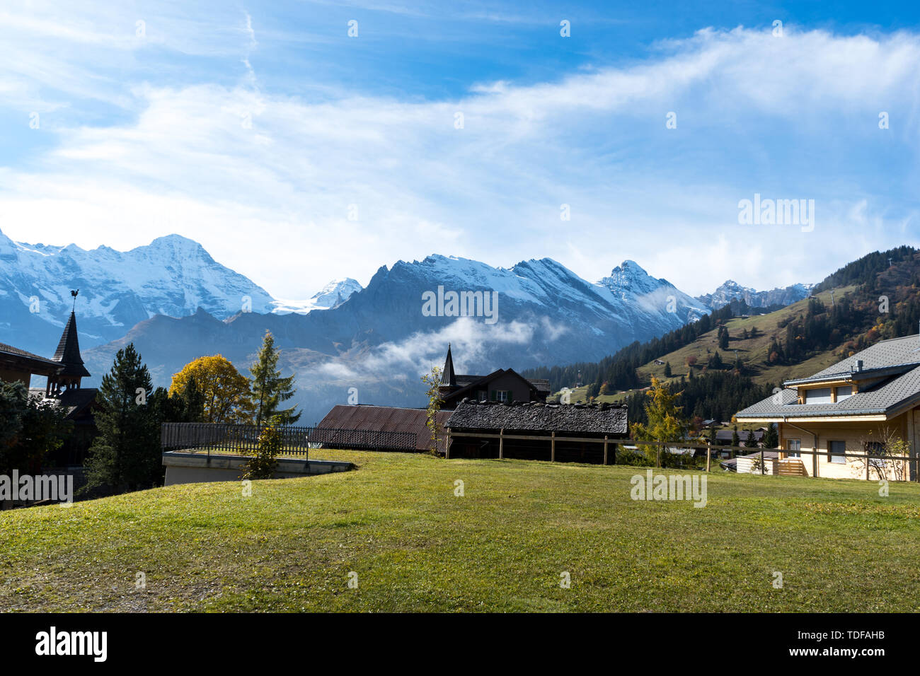 Swiss farmhouses hi-res stock photography and images - Alamy