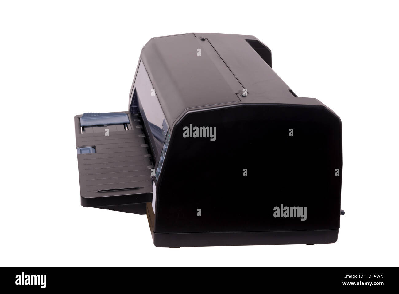 printer on white background Stock Photo - Alamy
