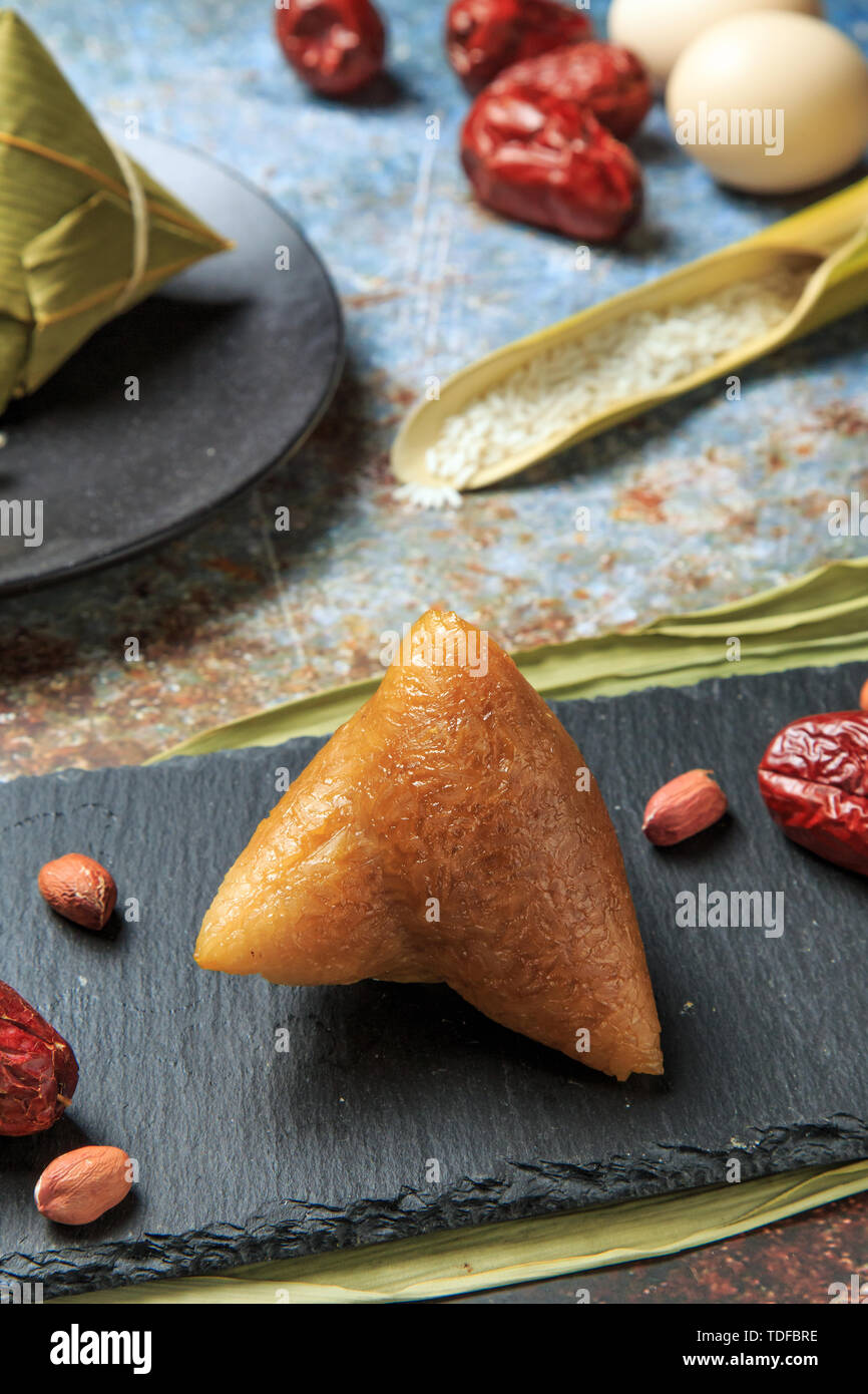 Traditional Chinese snacks - Zongzi Stock Photo - Alamy