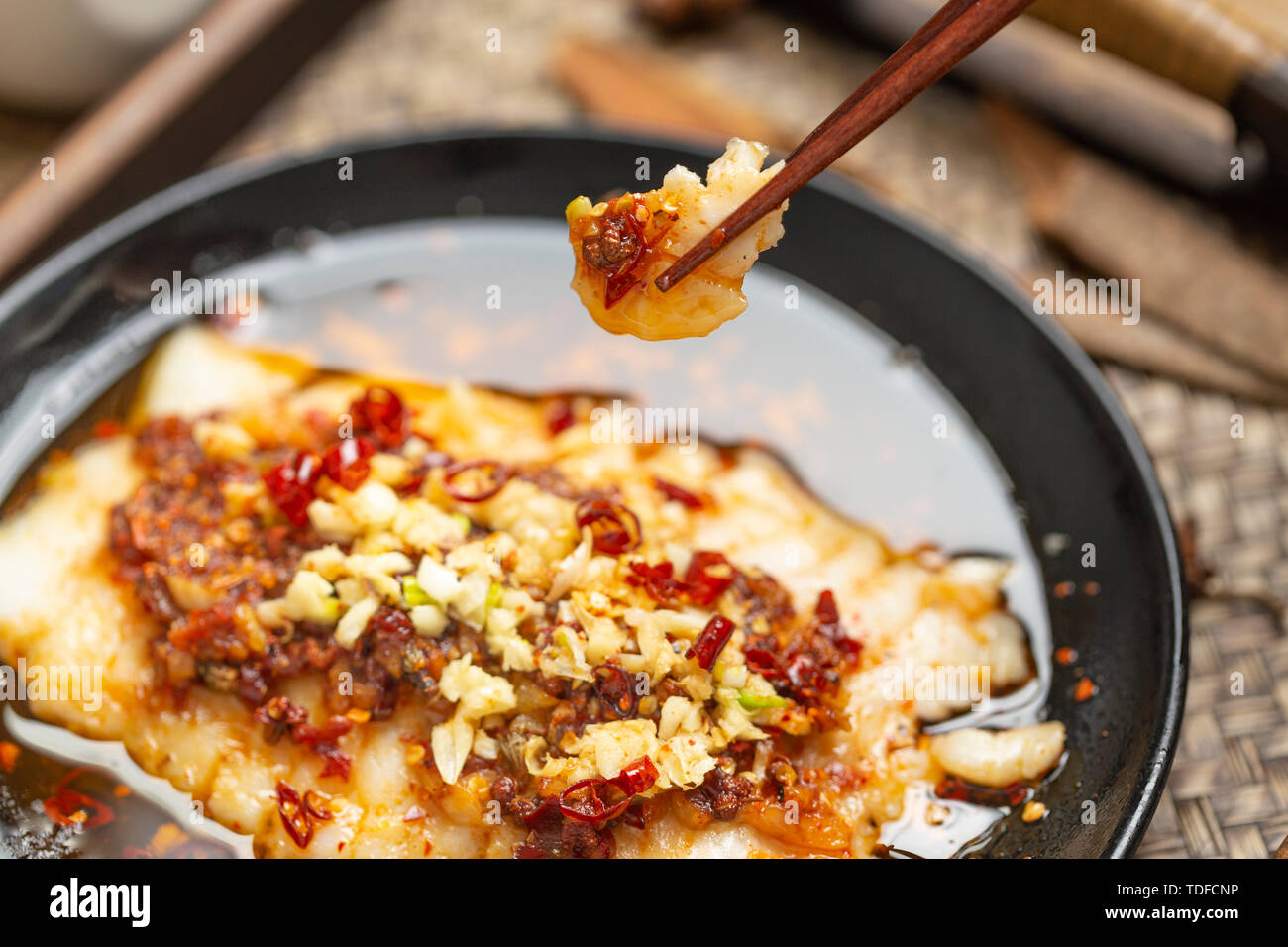 Sichuan boiled fish hi-res stock photography and images - Alamy