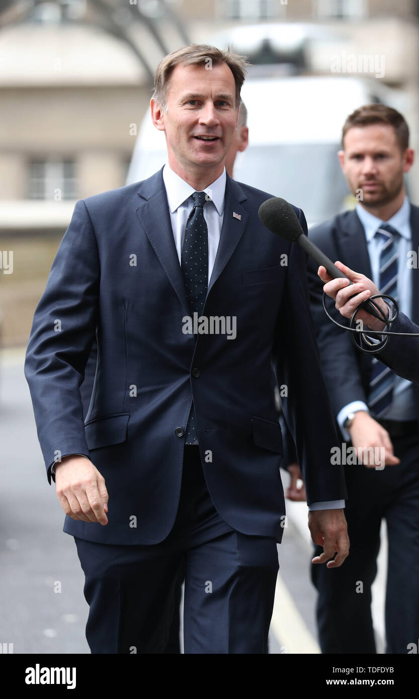 Conservative party leadership contender jeremy hunt hi-res stock ...