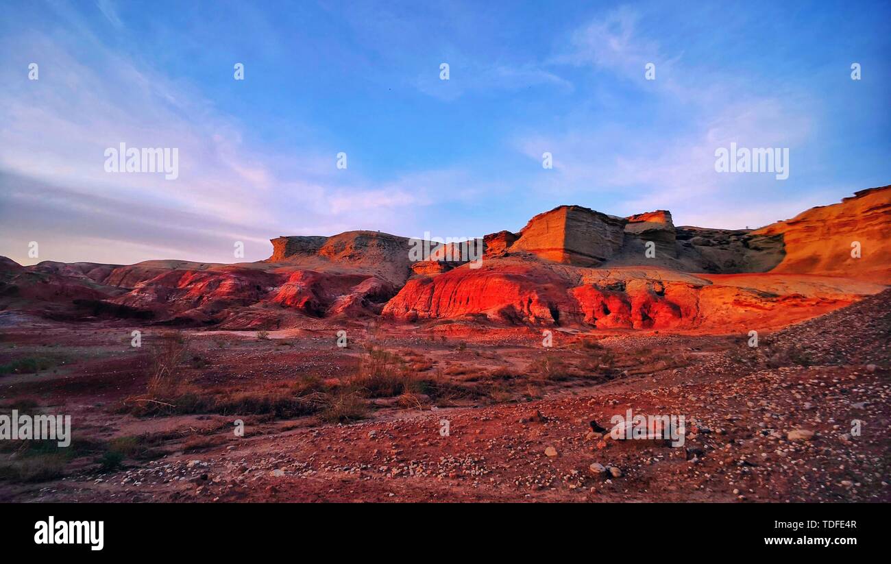 Landscape of the Karamay Stock Photo - Alamy