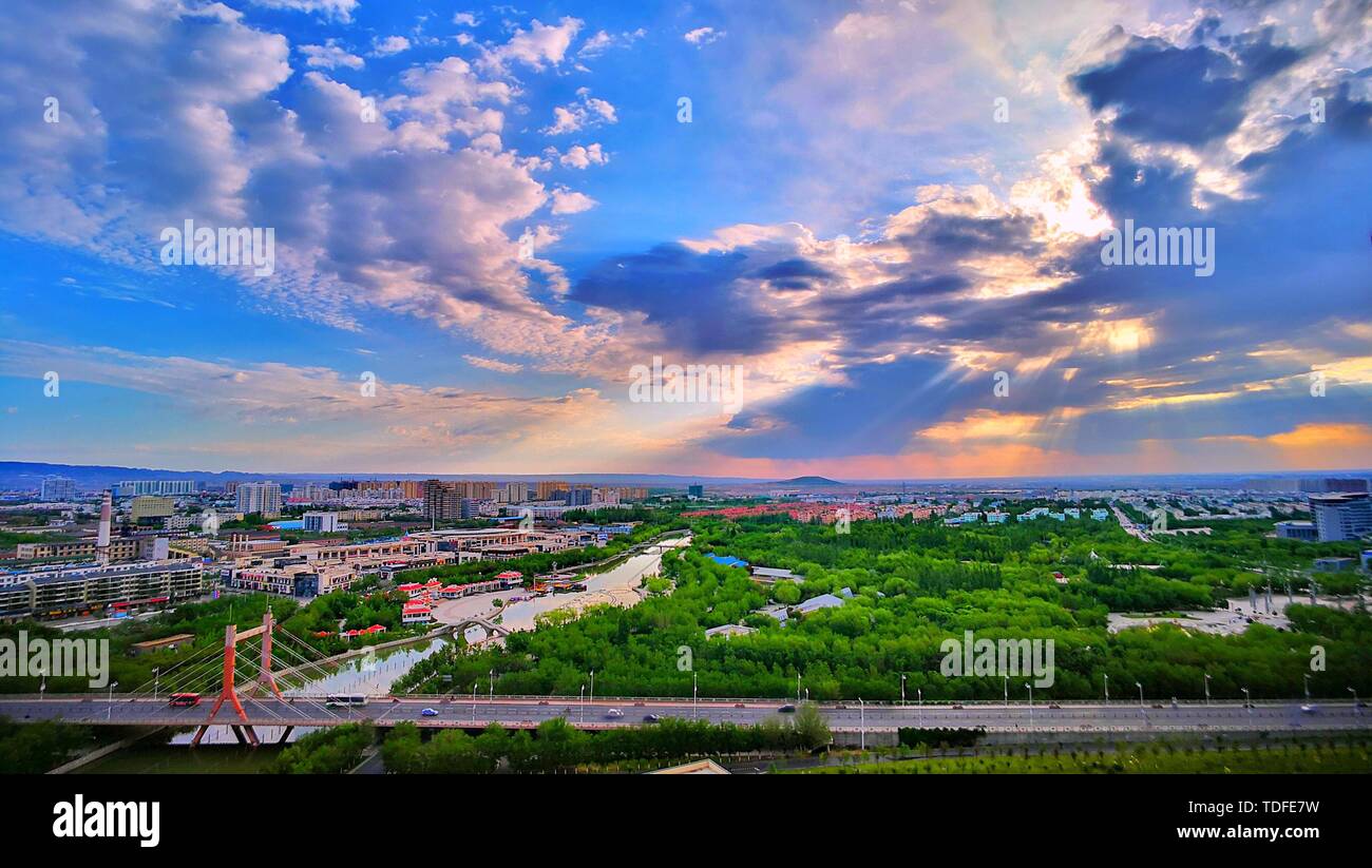 Karamay River Scenic Area Stock Photo - Alamy