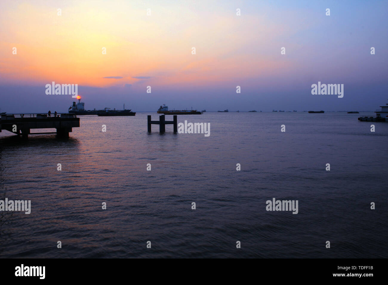 The Yangtze Sunset Stock Photo - Alamy