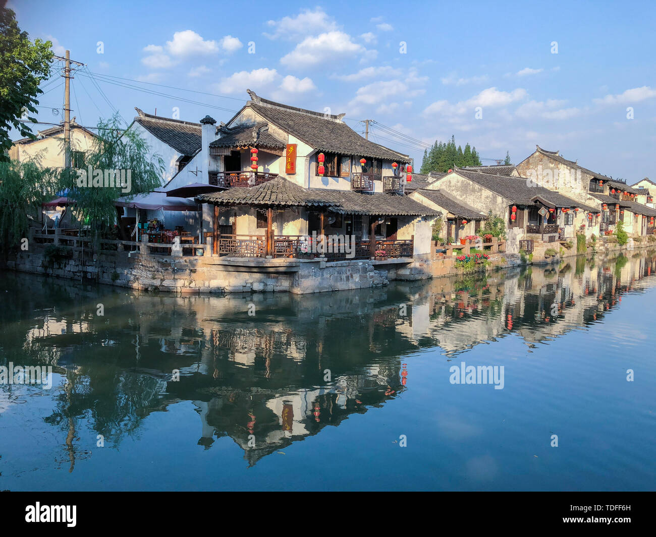 Ancient Town, Fengjing, Shanghai Stock Photo - Alamy