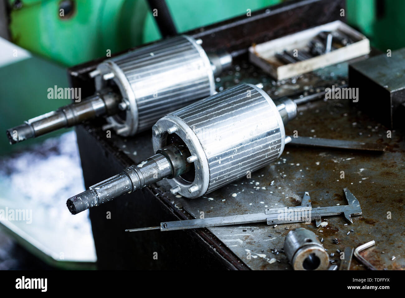 Parts in factory Stock Photo - Alamy