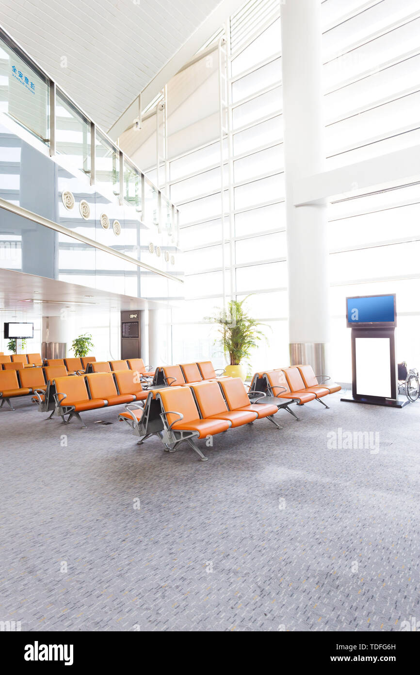 Modern airport terminal room Stock Photo - Alamy