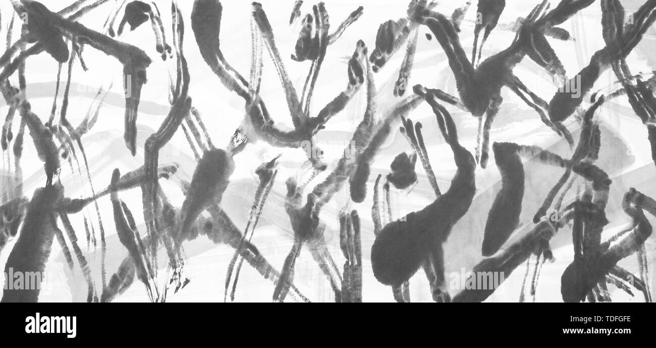 Abstract art ink background Stock Photo - Alamy