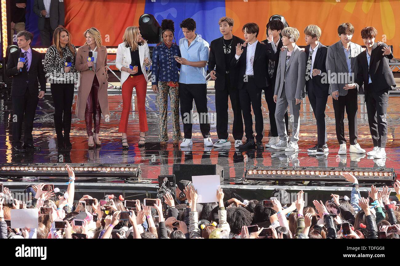 BTS perform on Good Morning America in NYC Featuring: BTS Where: NYC ...