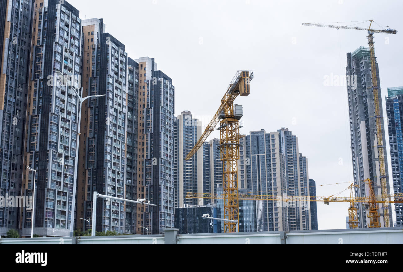 Cities under construction Stock Photo - Alamy