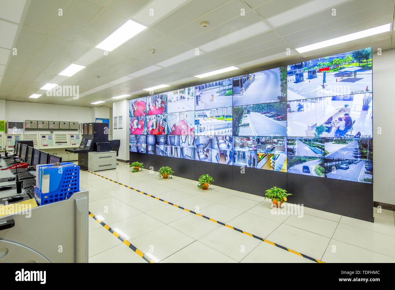Fire Control Center Stock Photo - Alamy