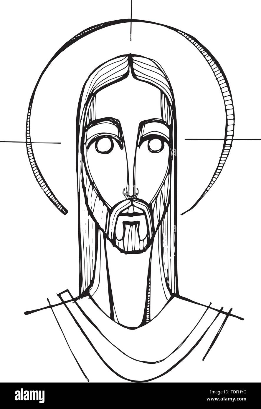 Drawing Jesus Step By Step