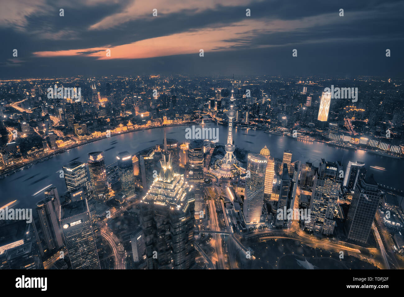 Shanghai City Scenery Stock Photo - Alamy