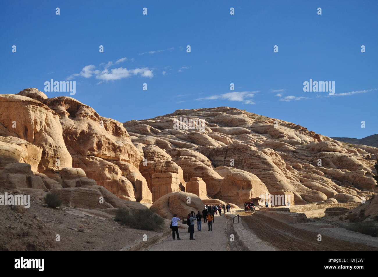 Old Town of Petra, Jordan Stock Photo - Alamy