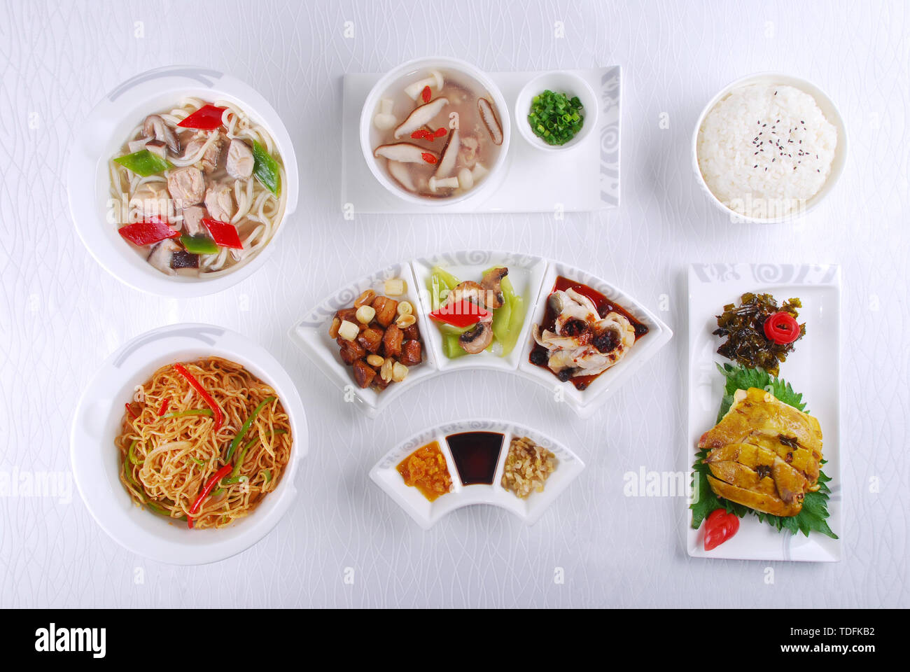 Package, Chinese dinner table Stock Photo - Alamy