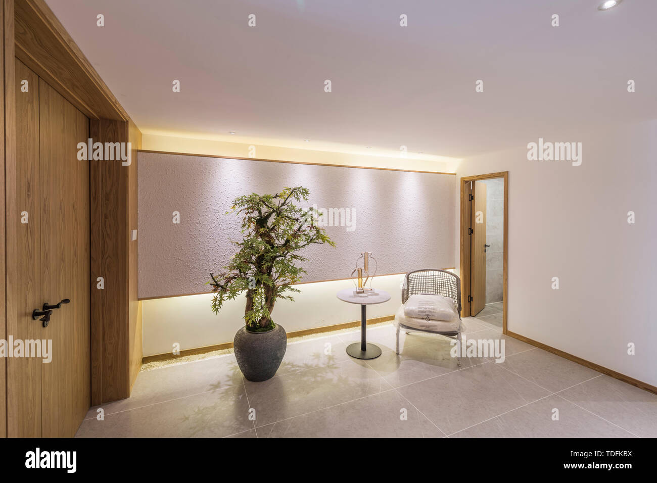 Modern home model room space design corridor hall HD picture Stock ...