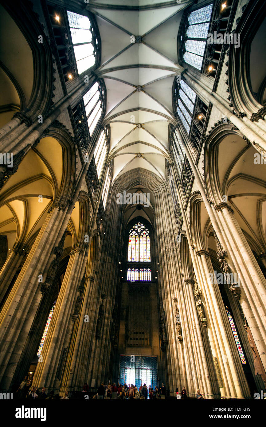 Europe, Germany, church, Cologne church, Gothic, ancient, architectural ...