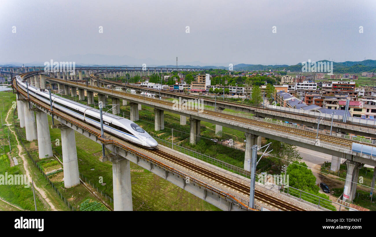 Shangrao Station High-speed Railway Hub Bridge Stock Photo - Alamy