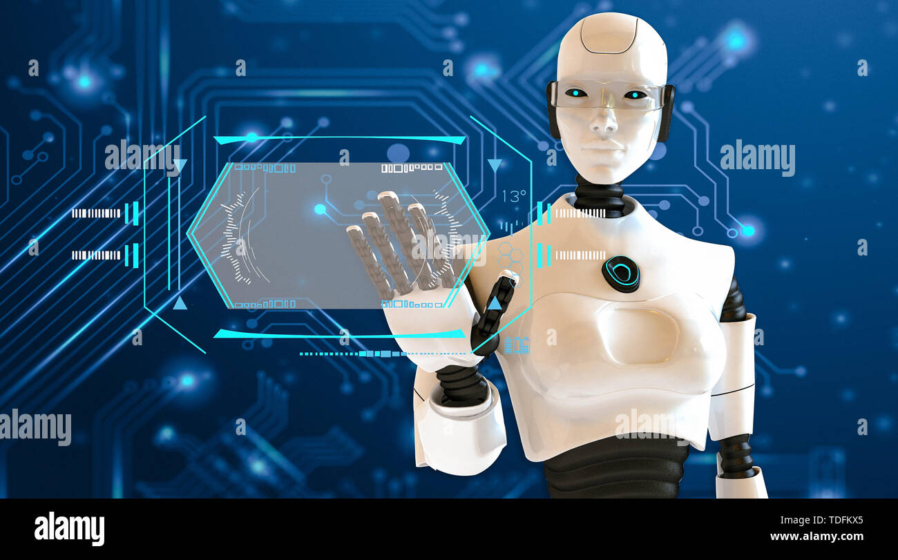 Artificial Intelligence Artificial Automation Stock Photo - Alamy