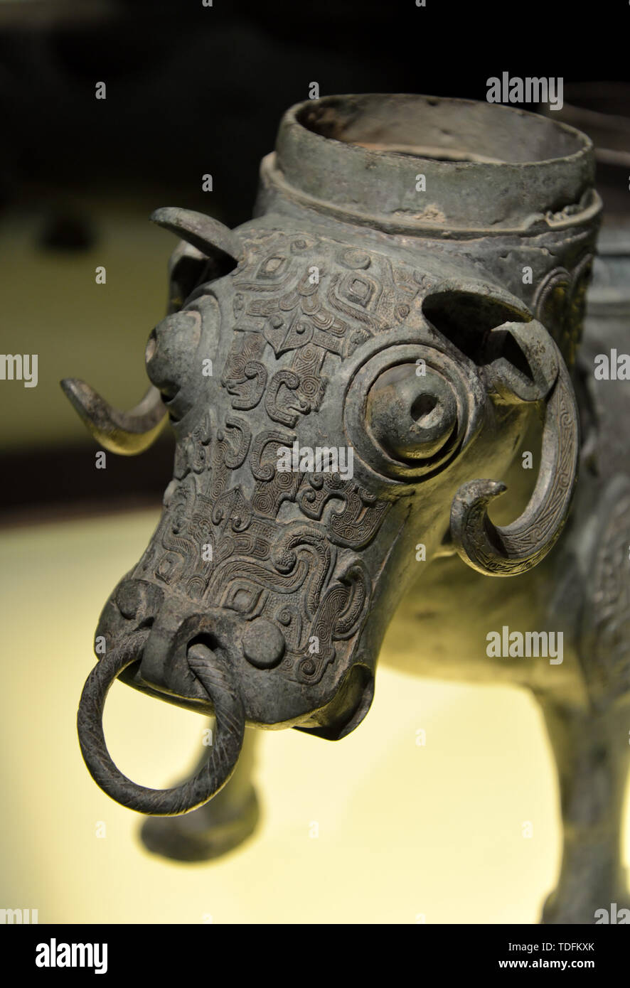 Bronze ware unearthed Stock Photo - Alamy