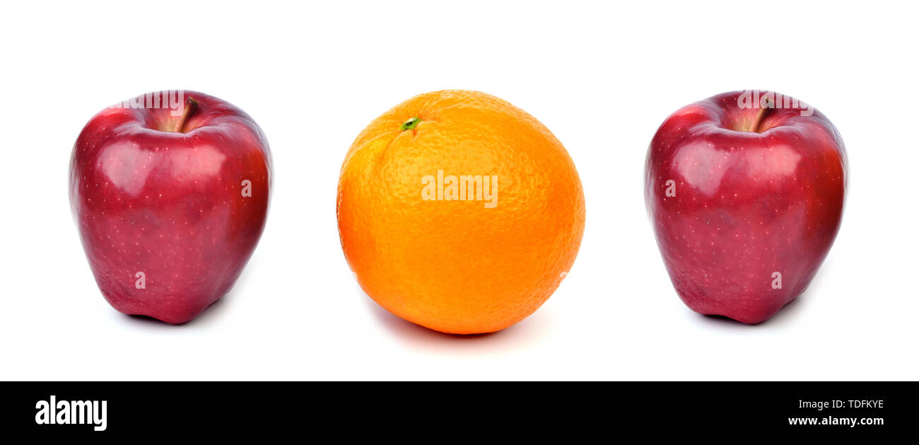 Apples and oranges Stock Photo - Alamy