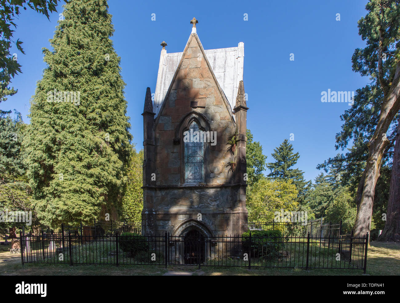 Portland cemetery, United States Stock Photo - Alamy