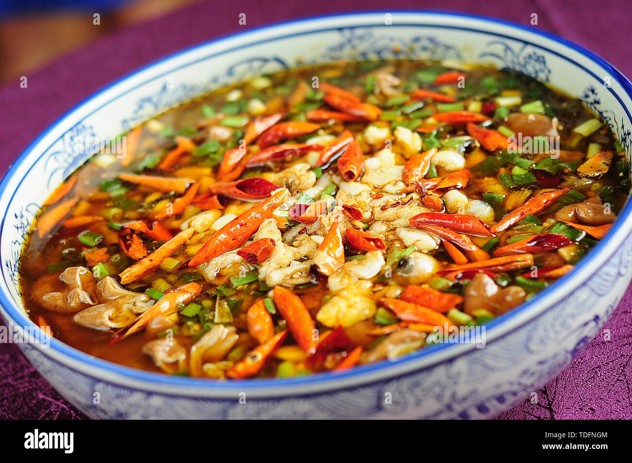 Boiled fat intestine fish fillets Stock Photo - Alamy