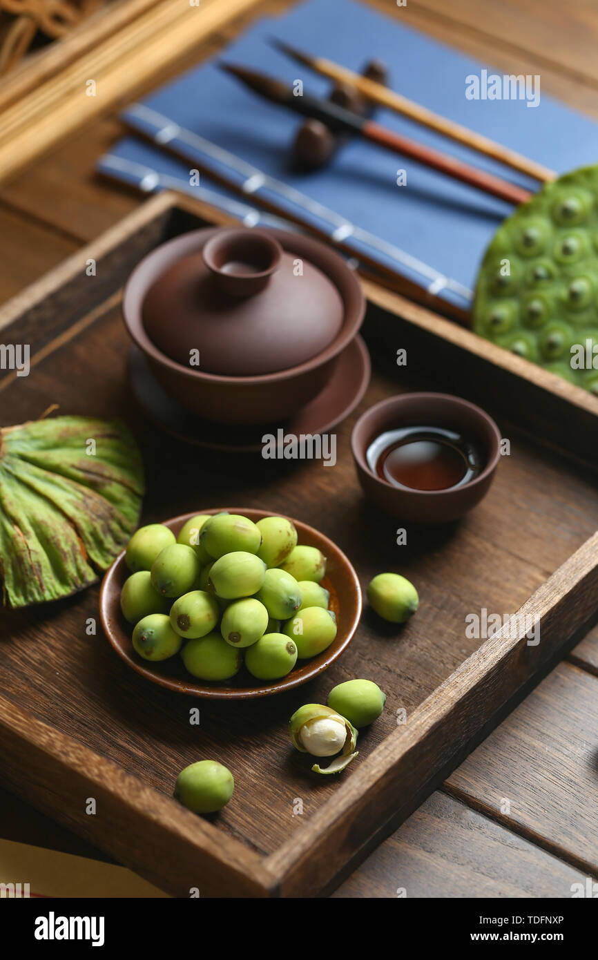 Fresh lotus seeds hi-res stock photography and images - Alamy